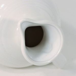 Fiesta Water Pitcher, White Fiesta Tea/water Pitcher, Fiestaware Carafe ...