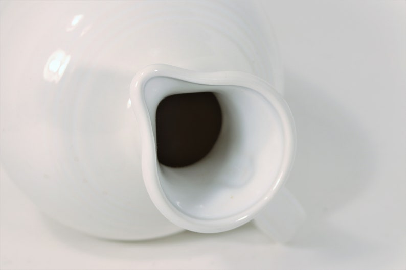 Fiesta Water Pitcher White Fiesta Tea/water Pitcher | Etsy