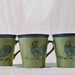 Jacaman Stoneware Creamer and Sugar With Three Coffee Cups - Etsy