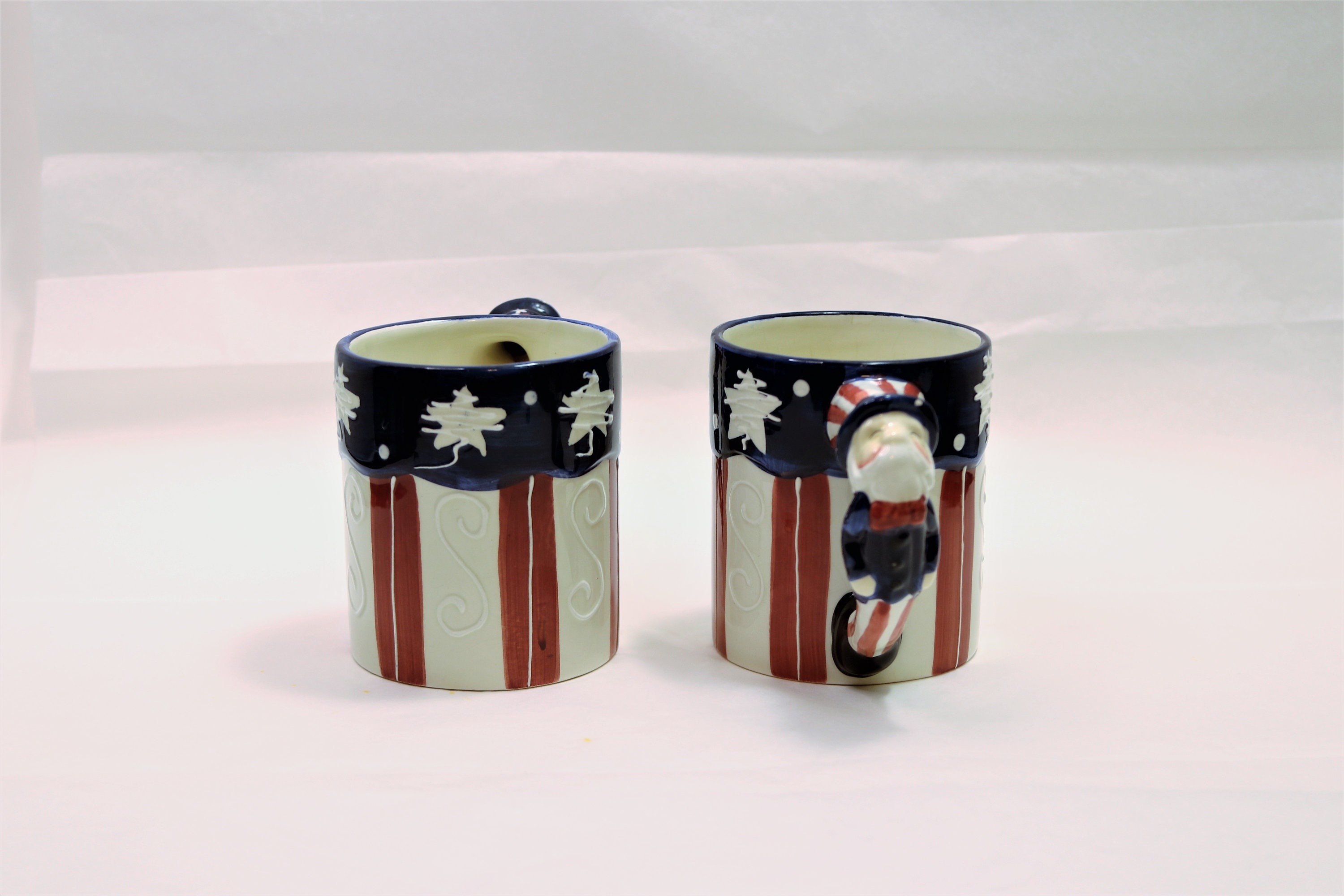 American Coffee Mug Uncle Sam Coffee Mug Red White and Blue - Etsy