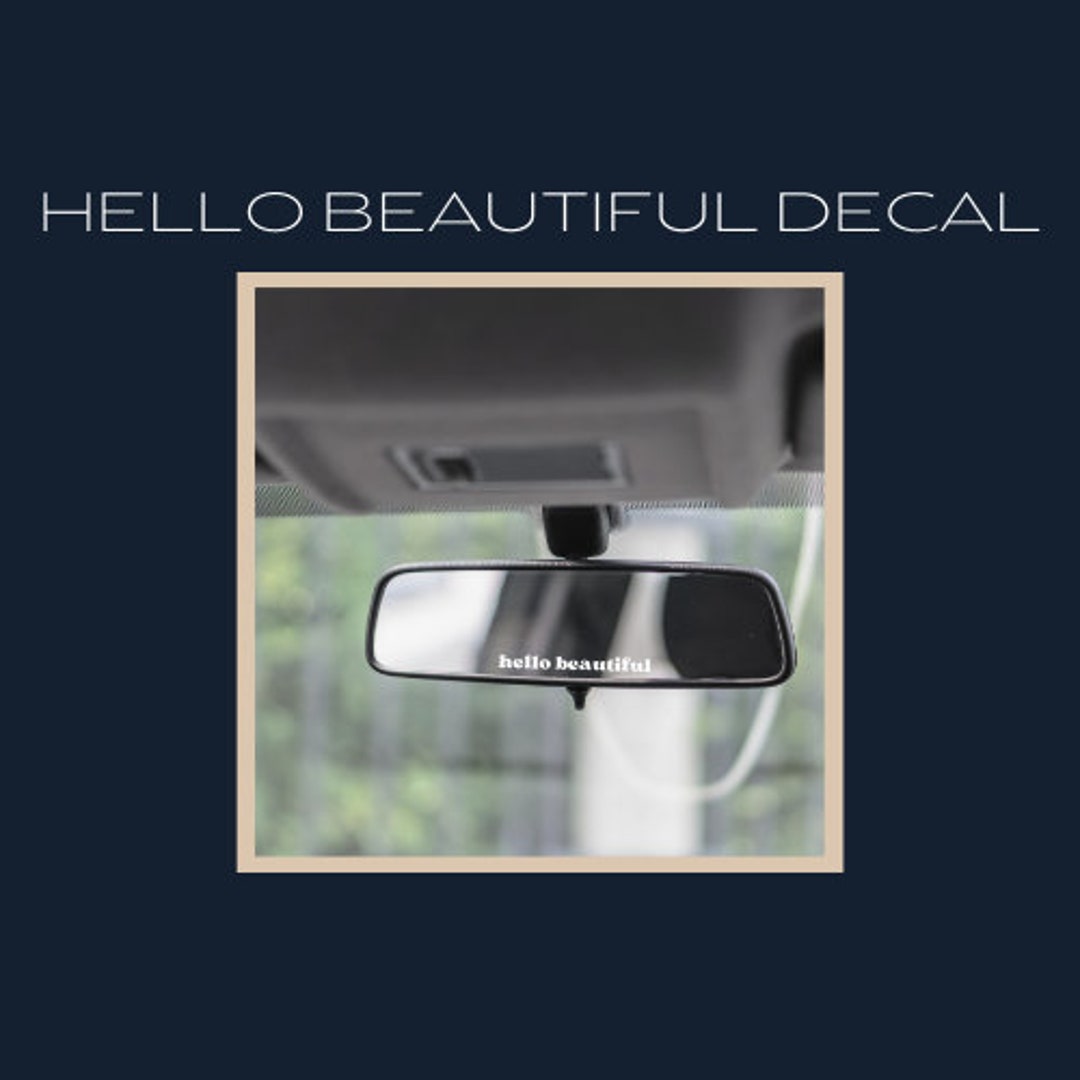 Hello Beautiful Decal - Etsy
