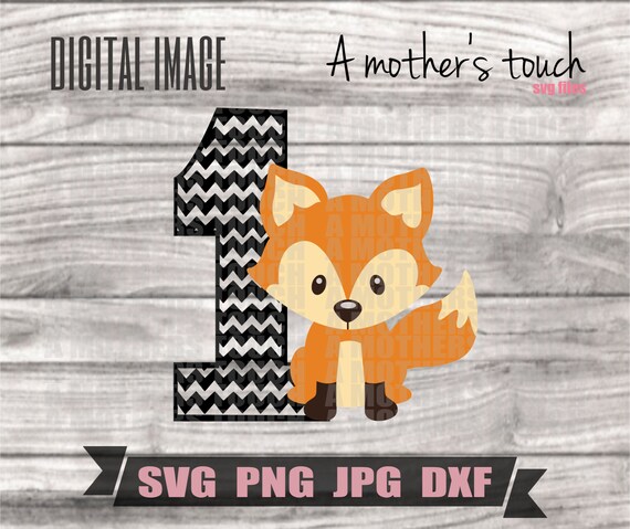 ONE fox SVG | Etsy