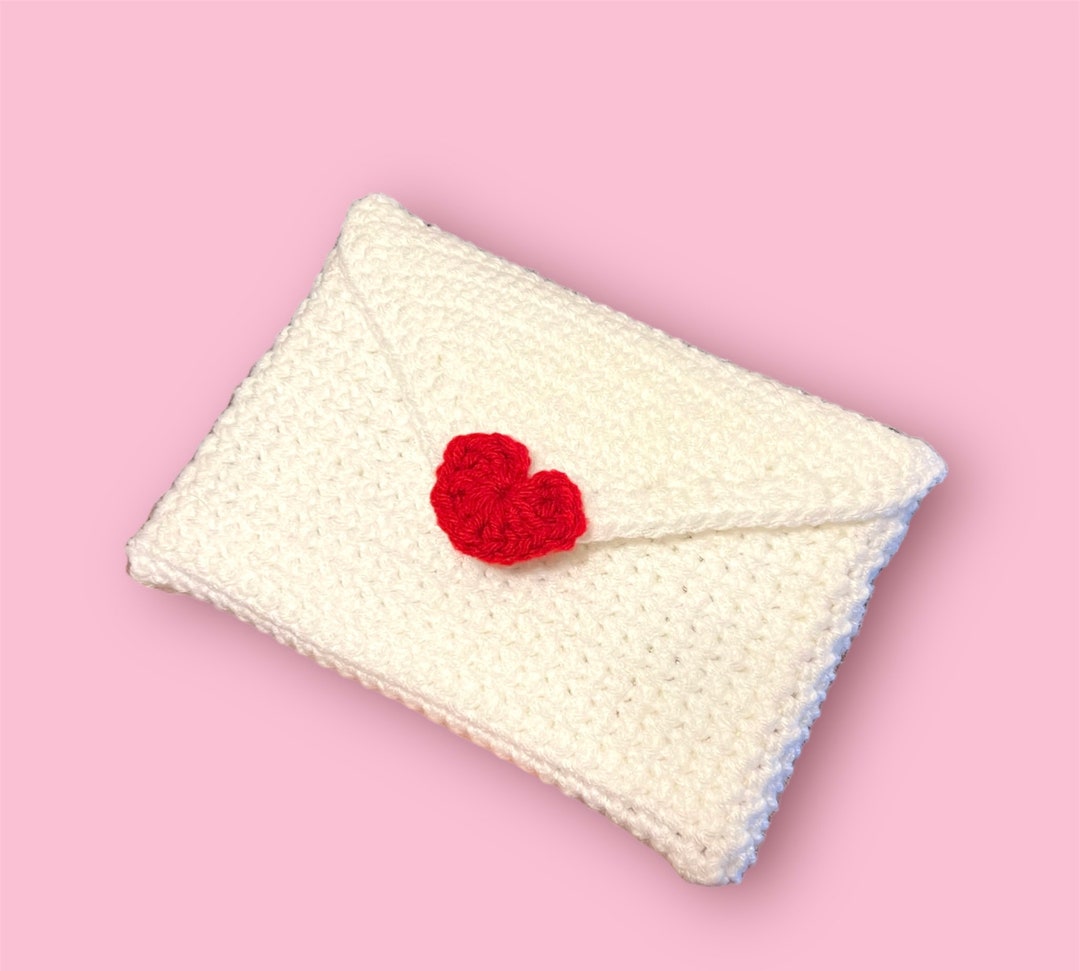 Handmade Crochet Love Letter Book Cover Soft Snug Flexible Case With ...