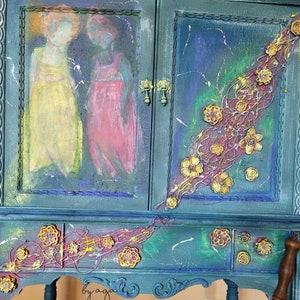 Fairy Inspired Cupboard - Faerie - Funky Cupboard - Cabinet - Bohemian ...