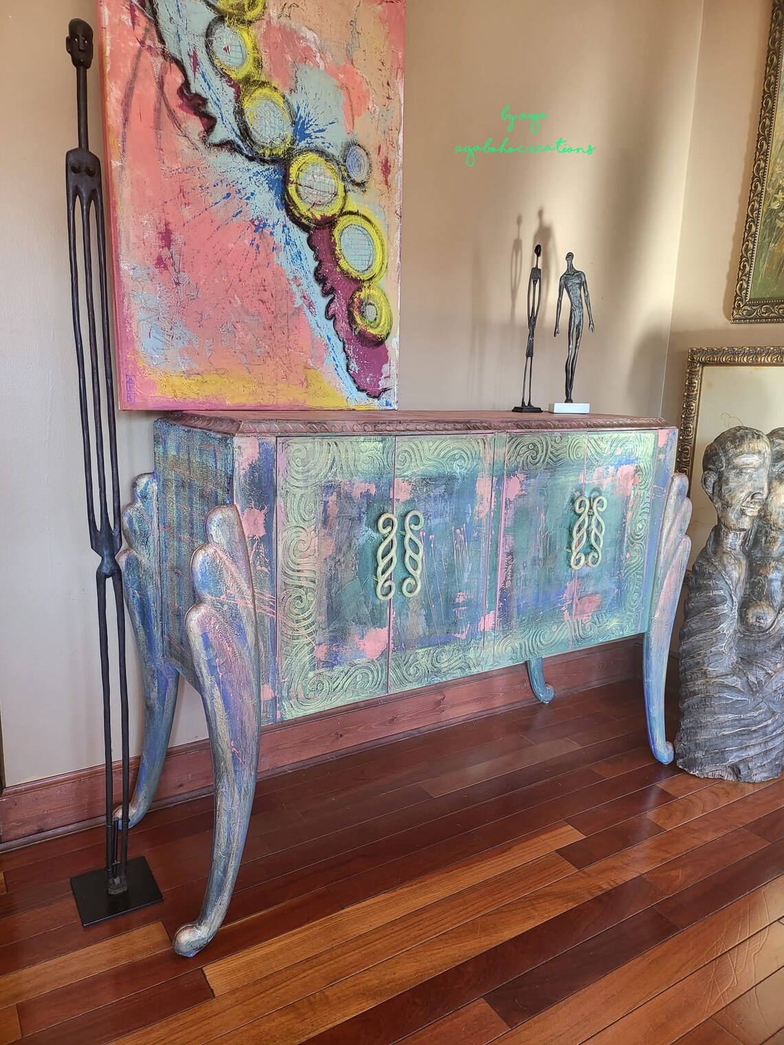 Modern Furniture Modern Boho Decor Sideboards and Buffets | Etsy