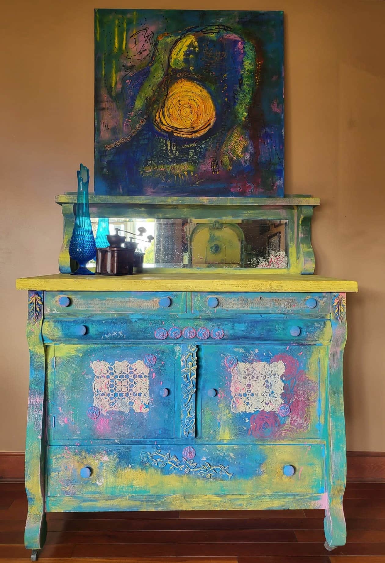 Bohemian style sideboard store