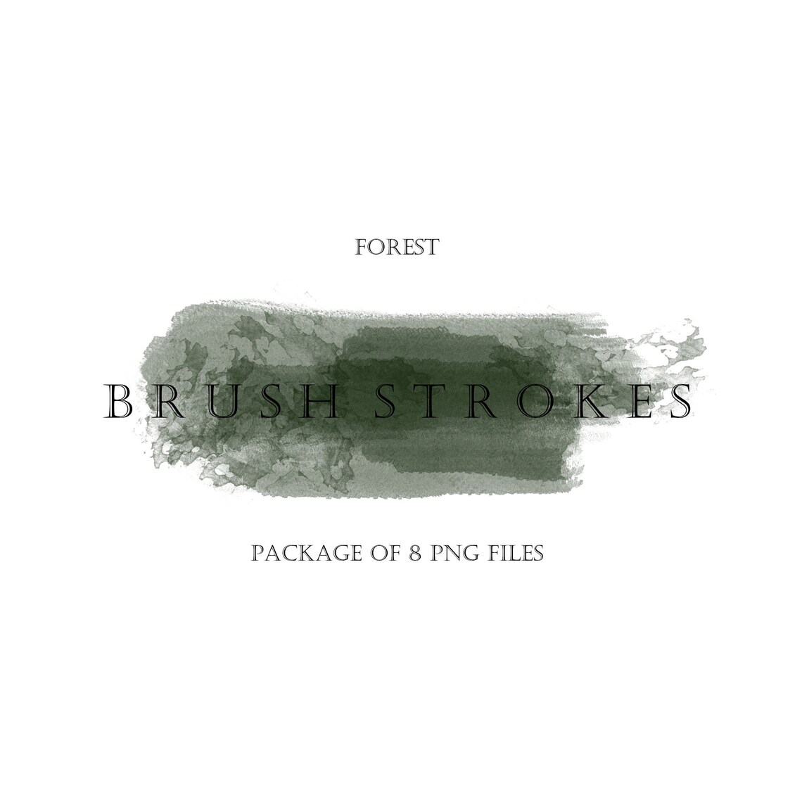 Brush Stroke Clipart Green Paint Brush Stroke Clip Art - Etsy