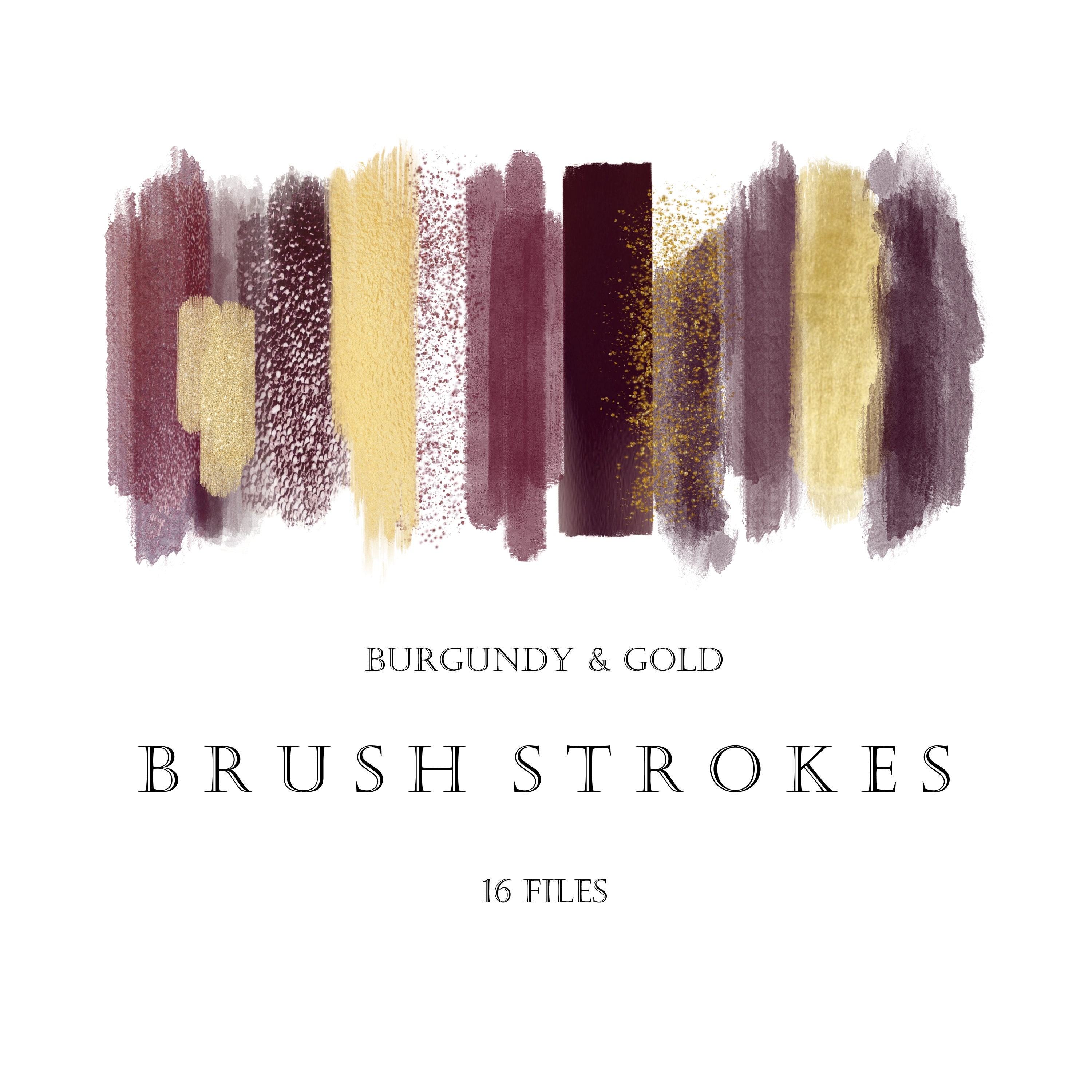 Burgundy and Gold Brush Stroke Png, Burgundy and Gold Brush Png ...