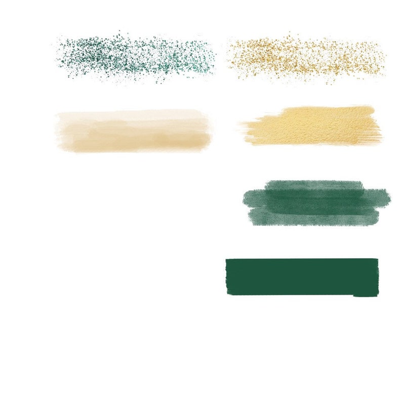 Emerald Brush Stroke Png, Emerald and Gold Brush Stroke Png, Emerald ...