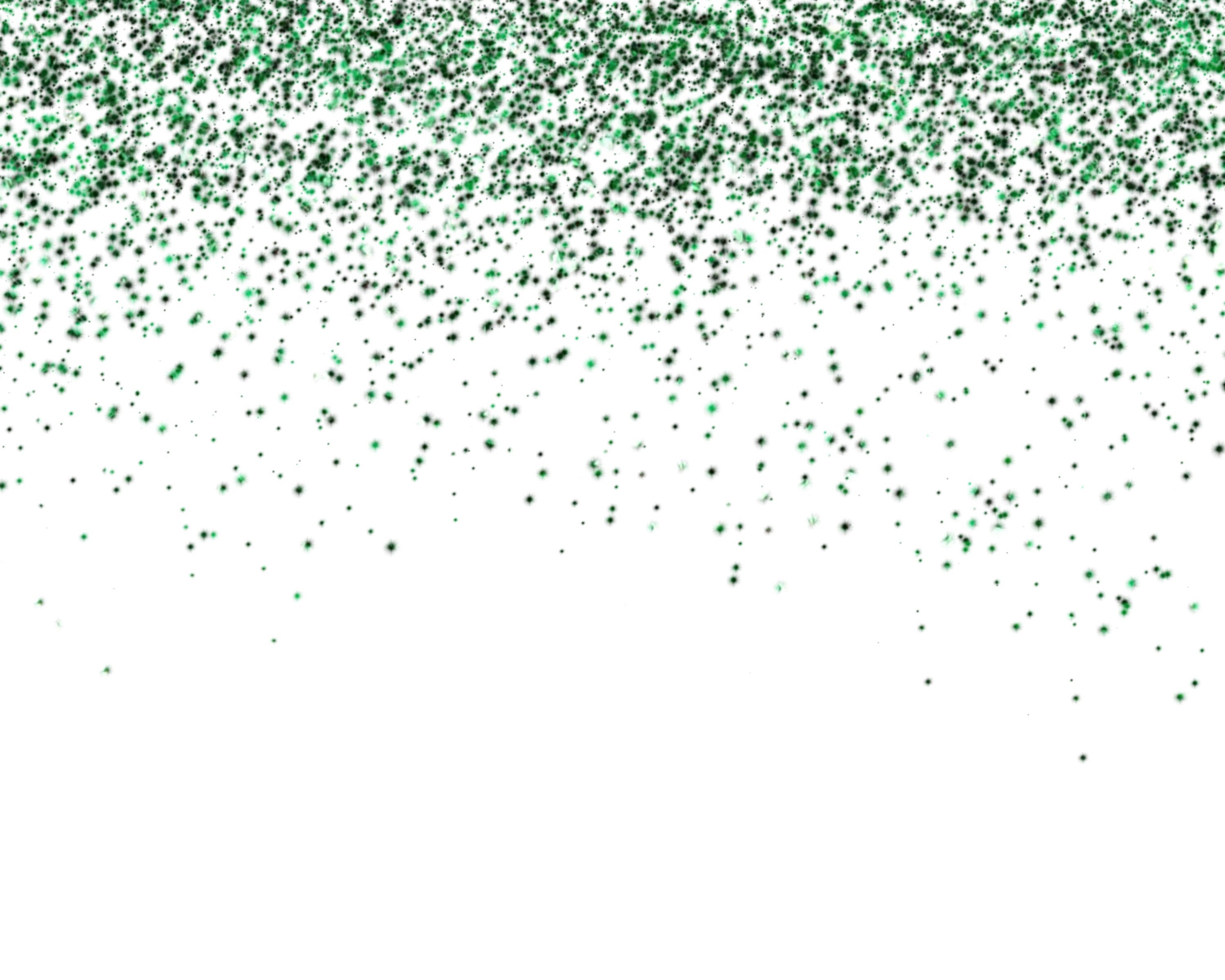 Green Glitter Falling Background