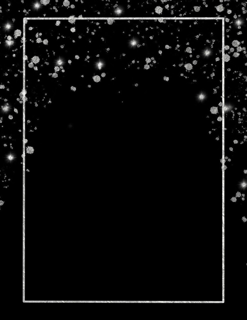 Glitter Photo Overlay, Silver Christmas Card Design, Silver Texture ...
