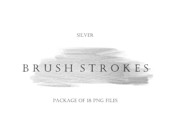 Gold Paint Brush Stroke Clipart, Gold Foil Clip Art, Gold Paint Brush ...