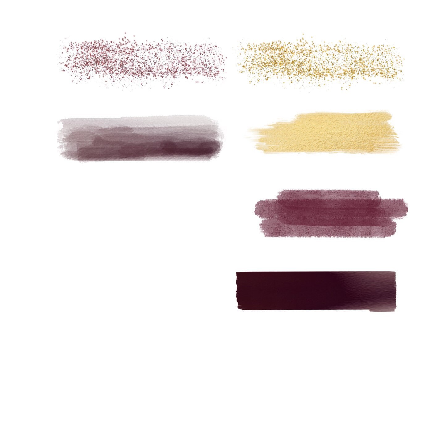 Burgundy and Gold Brush Stroke Png, Burgundy and Gold Brush Png ...
