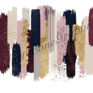 Burgundy Blush Navy Brush Stroke Png, Burgundy Blush Navy Brush Png ...