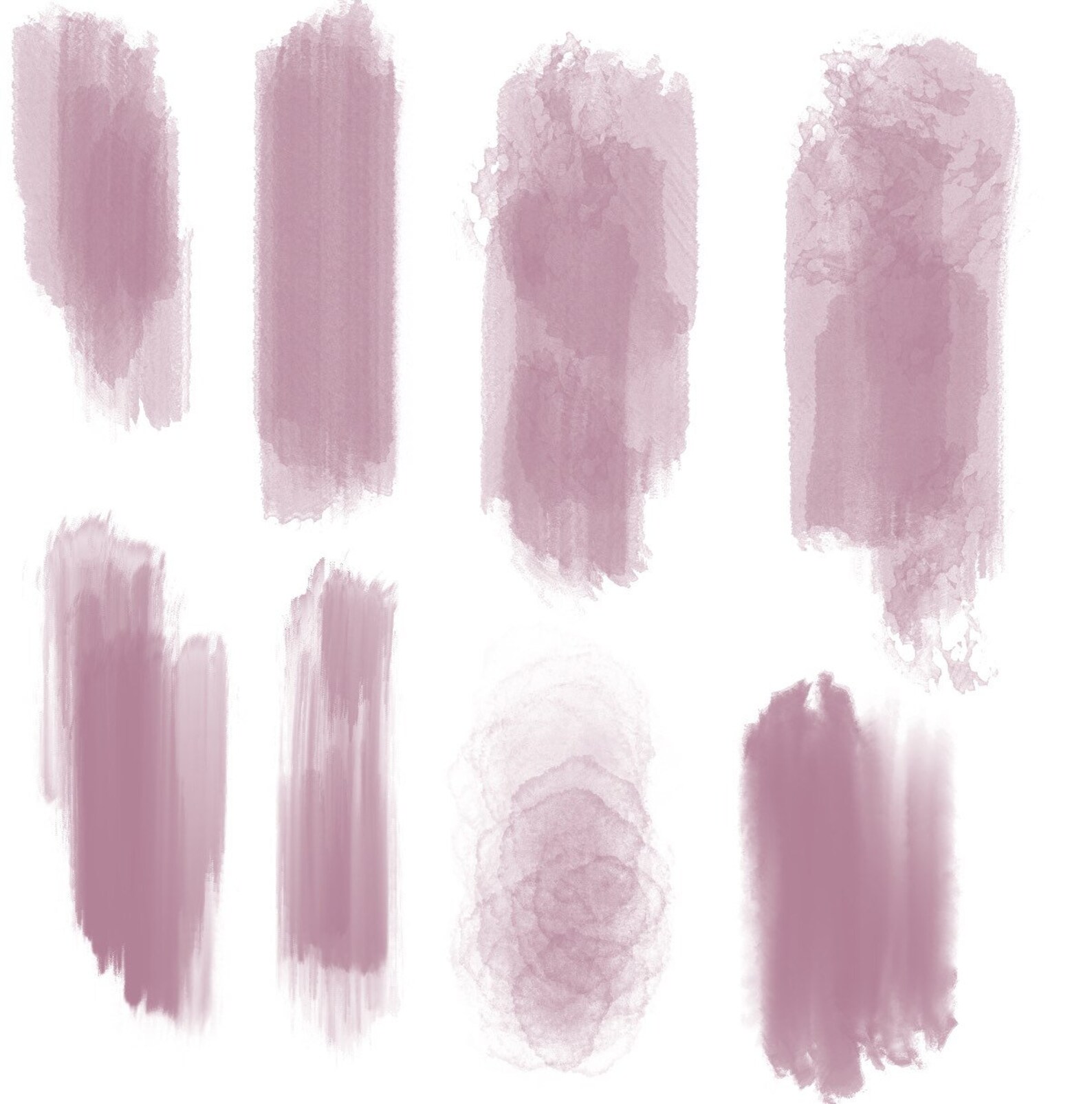 Brush Stroke Clipart - Blush Paint Brush Stroke Clip Art - Paint Brush ...