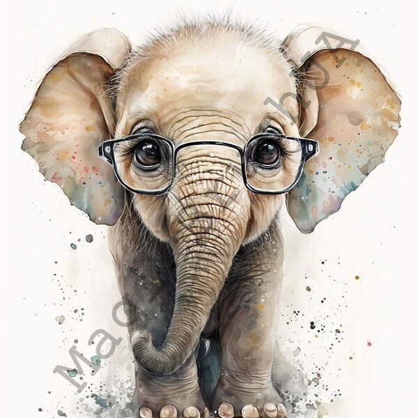 Elephant Glasses - Etsy