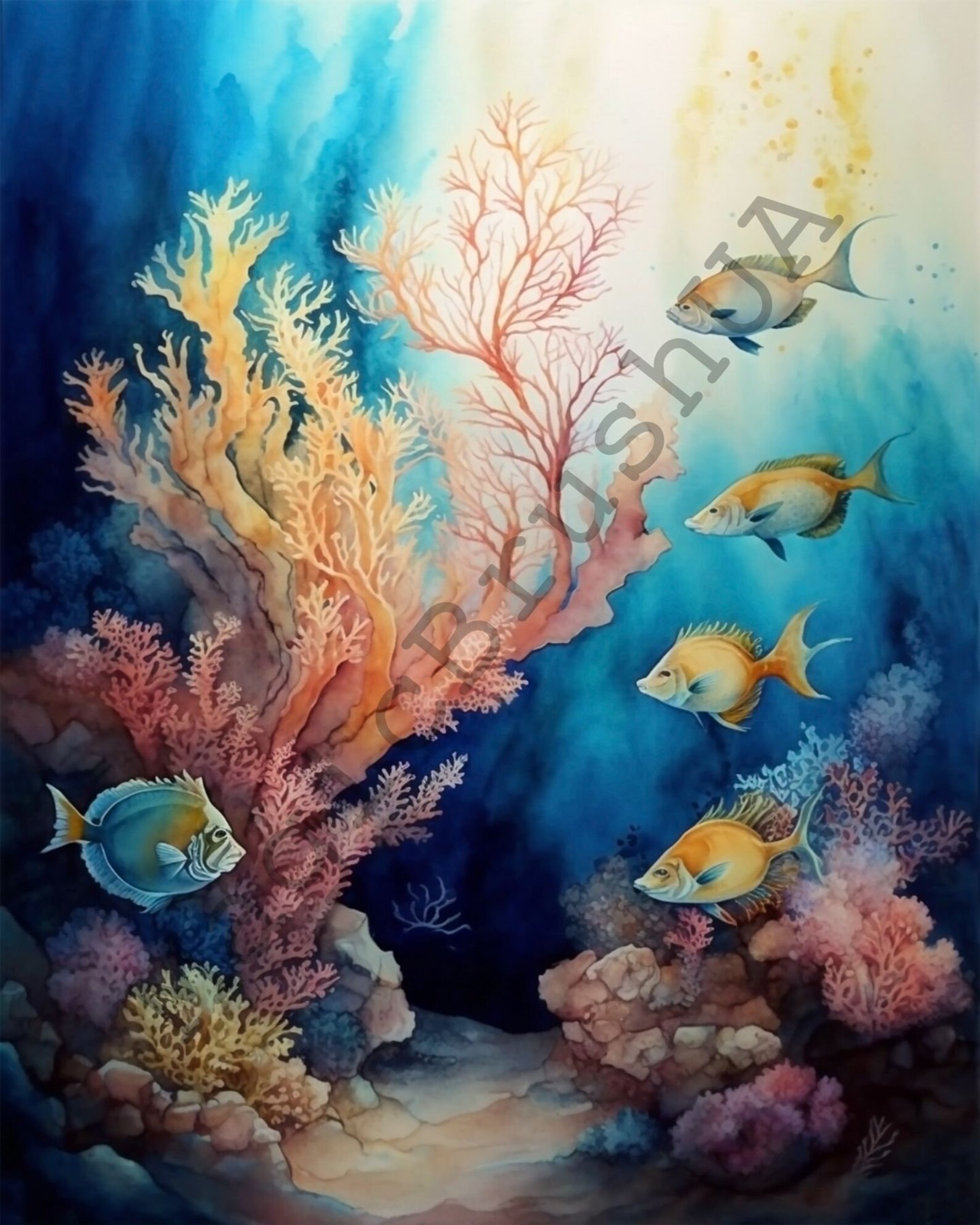 Corals 18 Portraits Set, Corals Clipart, Commercial Use, Corals Bundle ...