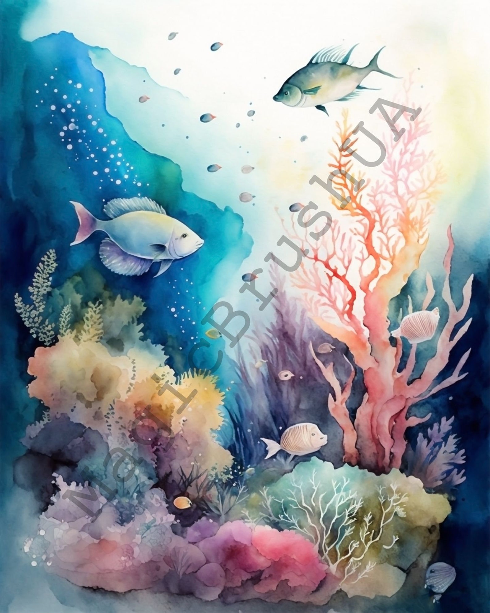 Corals 18 Portraits Set, Corals Clipart, Commercial Use, Corals Bundle ...