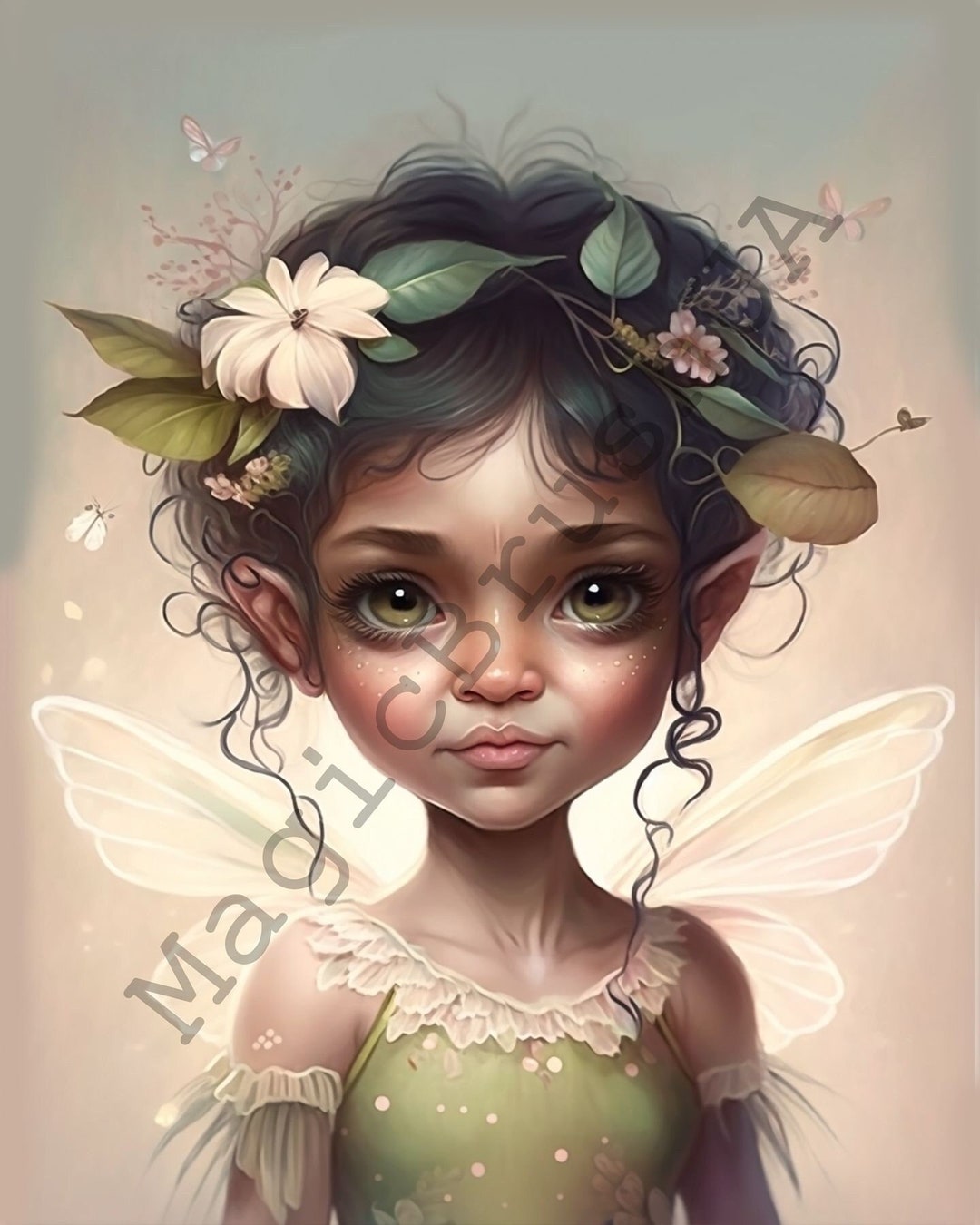 Fairy 17 Portraits Set, Fairy Clipart, Commercial Use, Digital Download ...