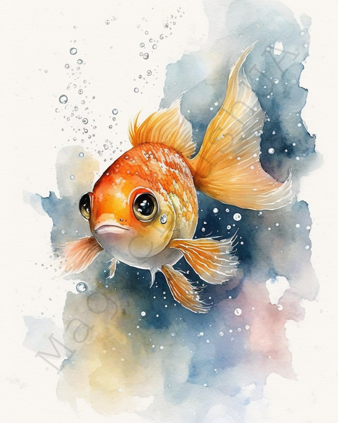 Fish Nemo 16 Portraits Set, Fish Nemo Clipart, Commercial Use, Digital ...