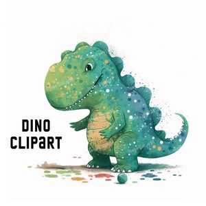 Transparent PNG File, Dino Art, Dinosaur Clipart, Colorful Cute Dino ...