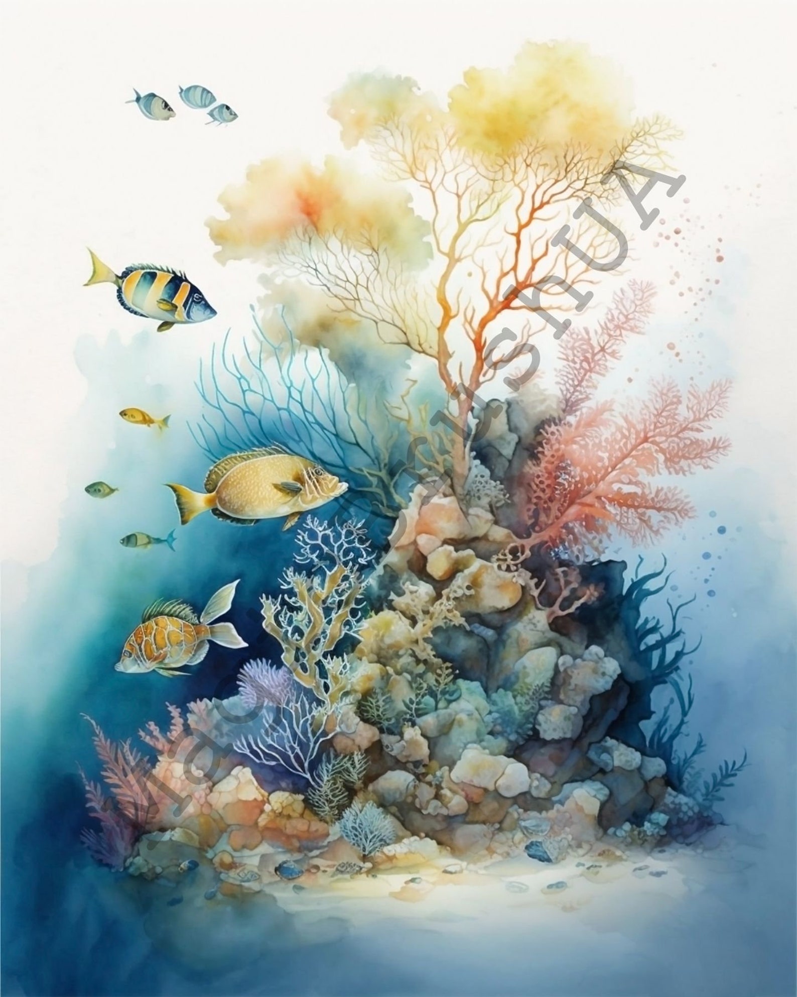 Corals 18 Portraits Set, Corals Clipart, Commercial Use, Corals Bundle ...