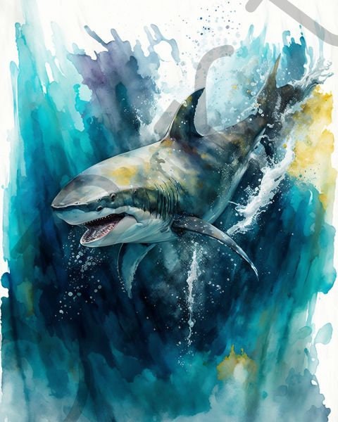 Shark 12 Portraits Set Clipart Shark Commercial Use Shark - Etsy Australia