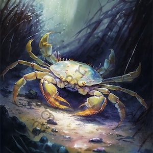 Crab 18 Portraits Set, Crab Clipart, Commercial Use, Fairy Crab Bundle ...