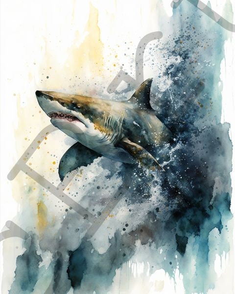 Shark 12 Portraits Set Clipart Shark Commercial Use Shark - Etsy Australia