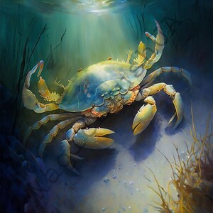 Crab 18 Portraits Set, Crab Clipart, Commercial Use, Fairy Crab Bundle ...