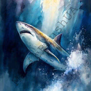 Shark 15 Portraits Set, Shark Clipart, Commercial Use, Shark Bundle ...