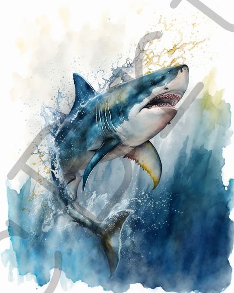 Shark 12 Portraits Set Clipart Shark Commercial Use Shark - Etsy Australia