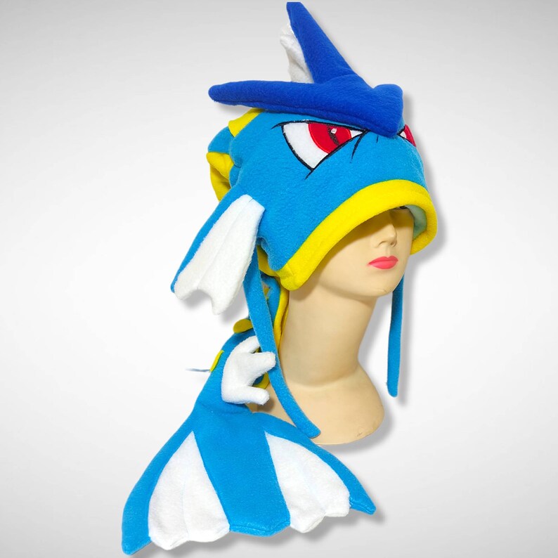 Pokemon Gyarados Hat Fleece Animal - Etsy