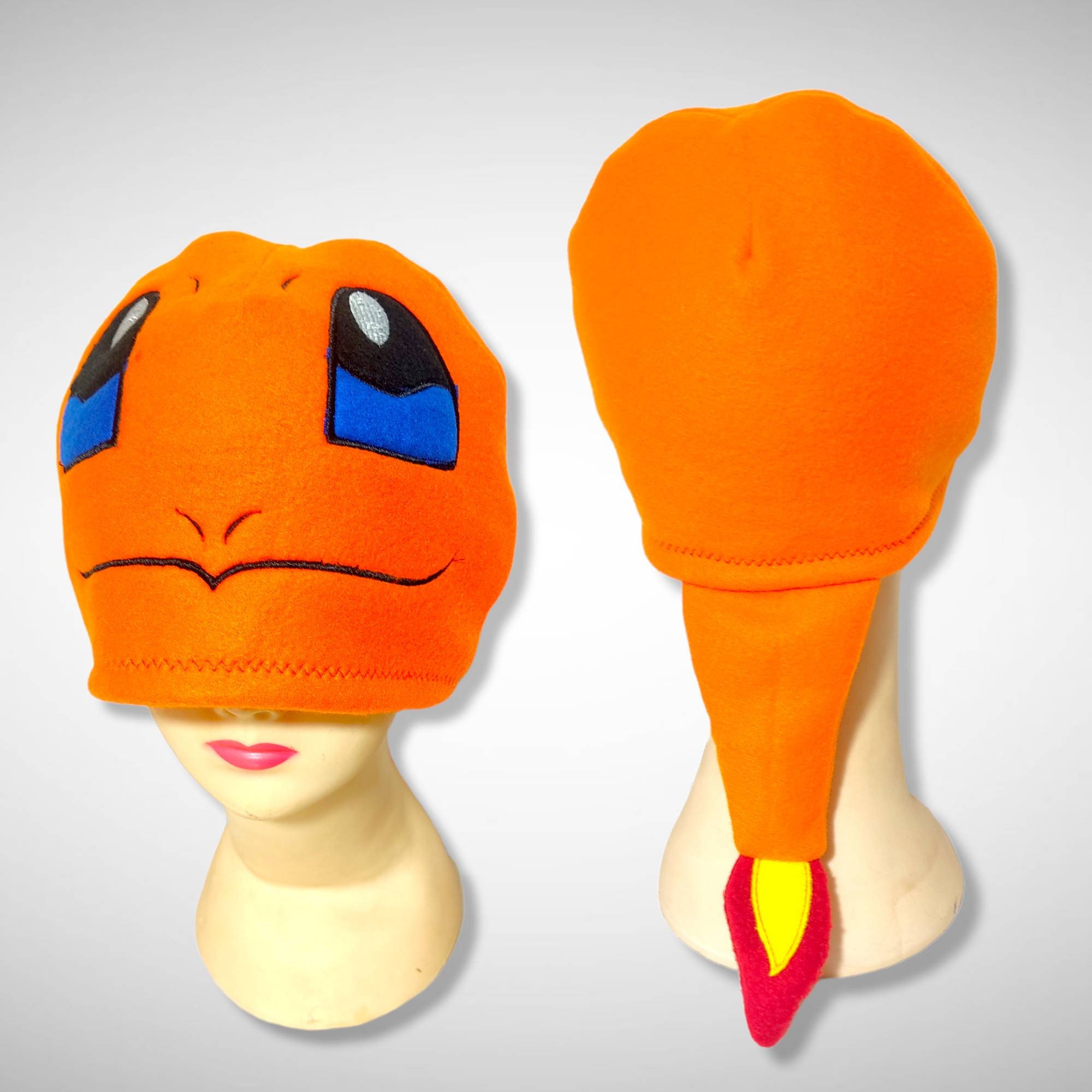 Pokemon Charmander Hat Fleece Animal - Etsy