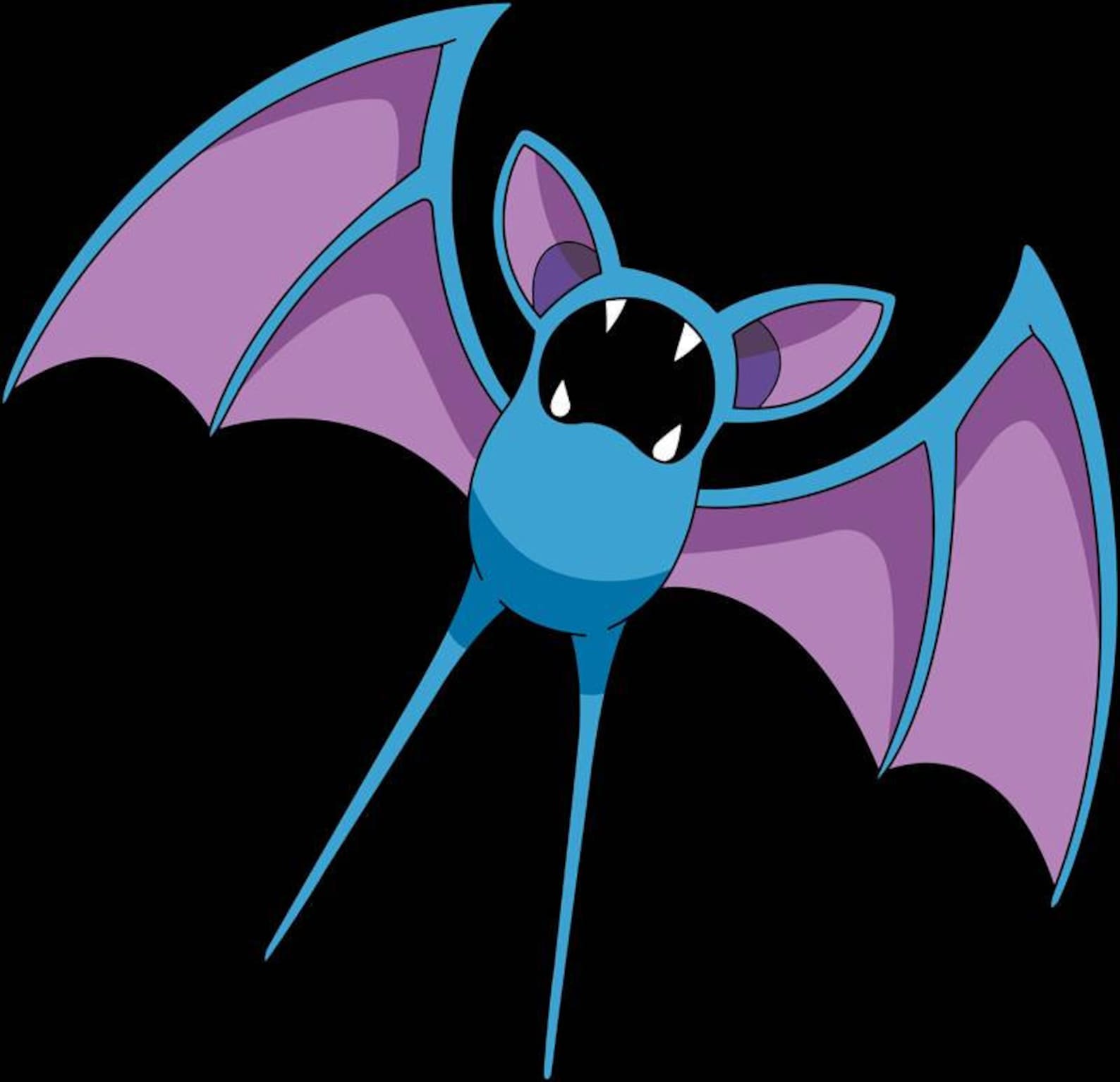 Zubat pokemon hat fleece gorro | Etsy