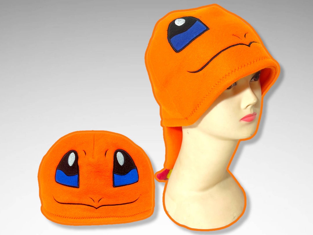 Pokemon Charmander Hat Fleece Animal - Etsy