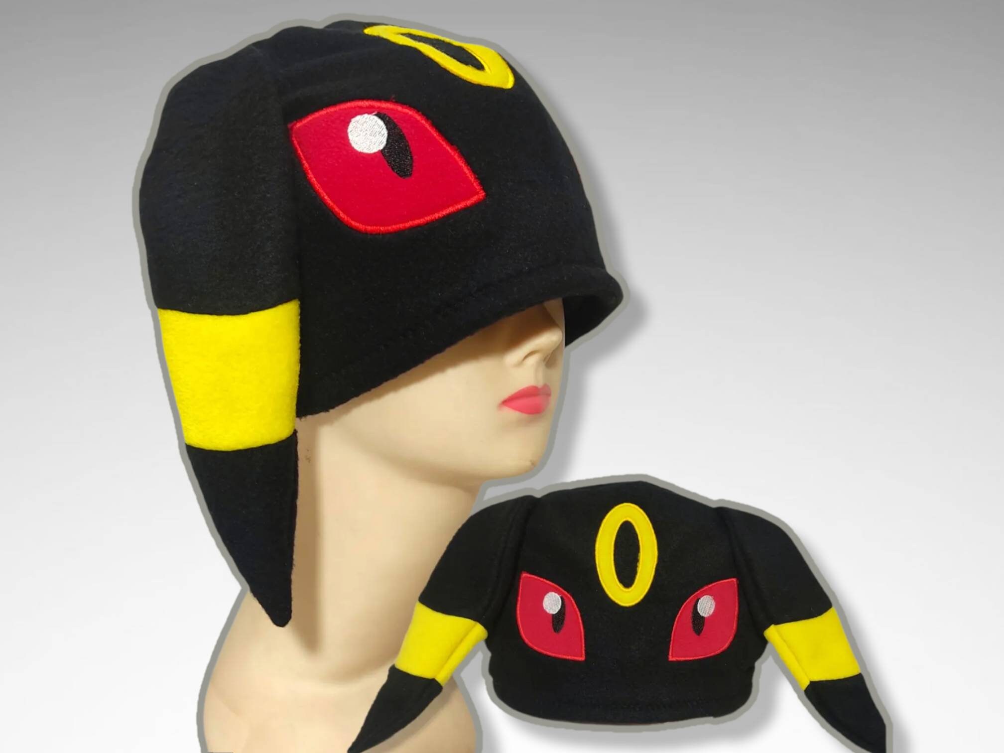 Poke Umbreon hat fleece animal Eeveelution - Etsy México