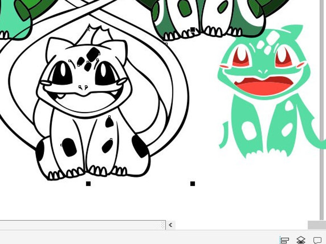 Bulbasaur Heart Vector File Svg Ai Pdf Eps Png Cdr Pokemon - Etsy