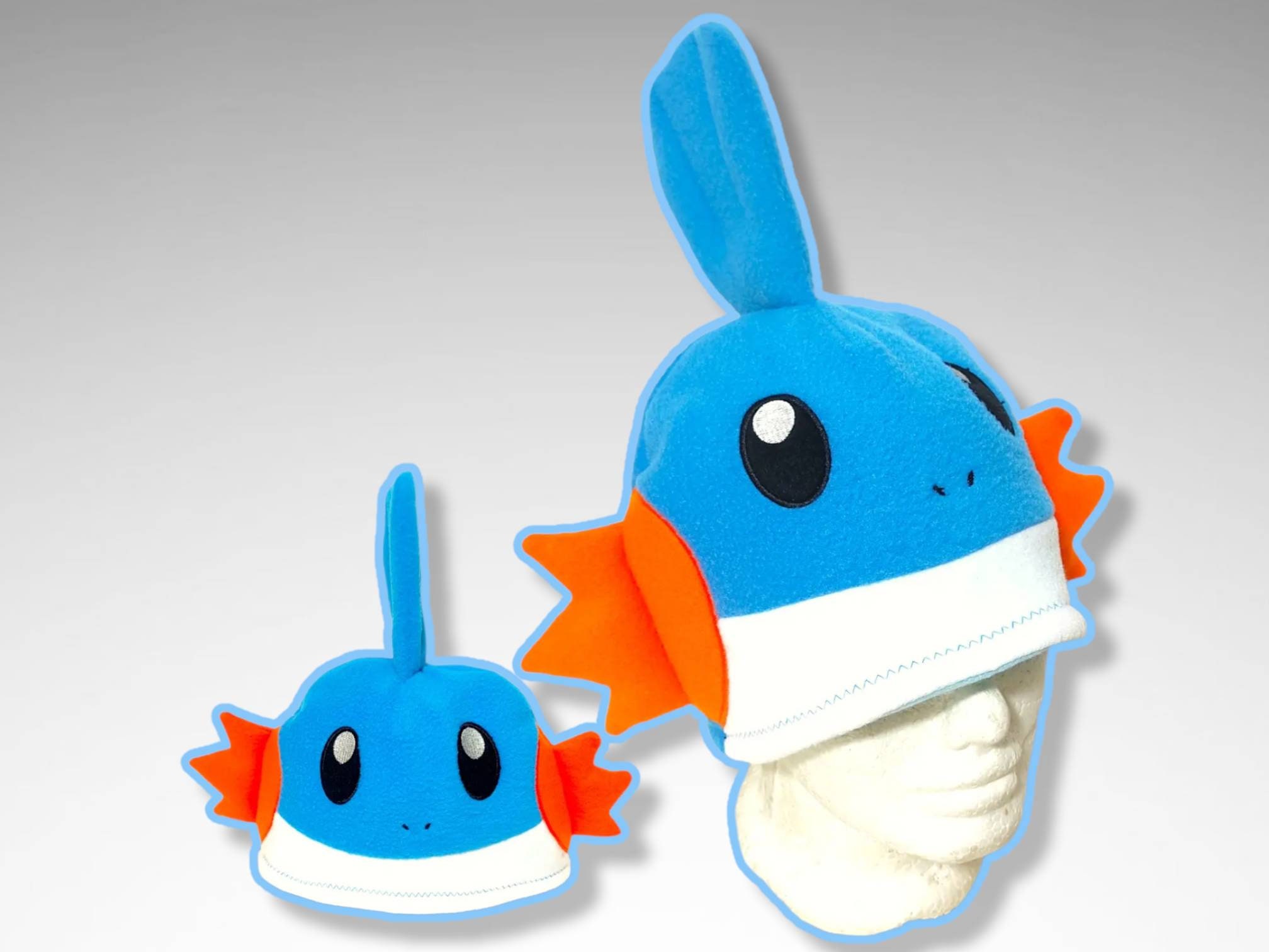 Pokemon Mudkip Hat Fleece Animal - Etsy
