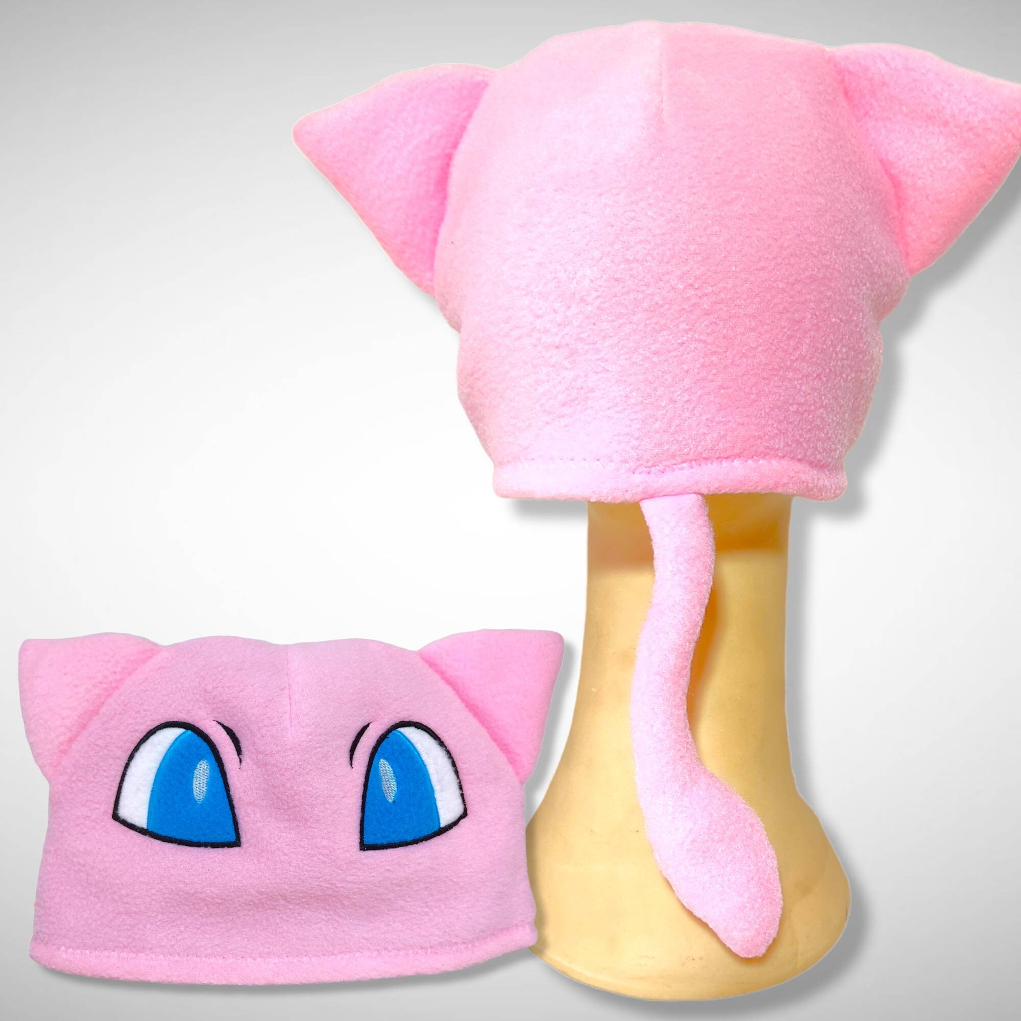 Poke Mew Hat Fleece Animal Cat - Etsy