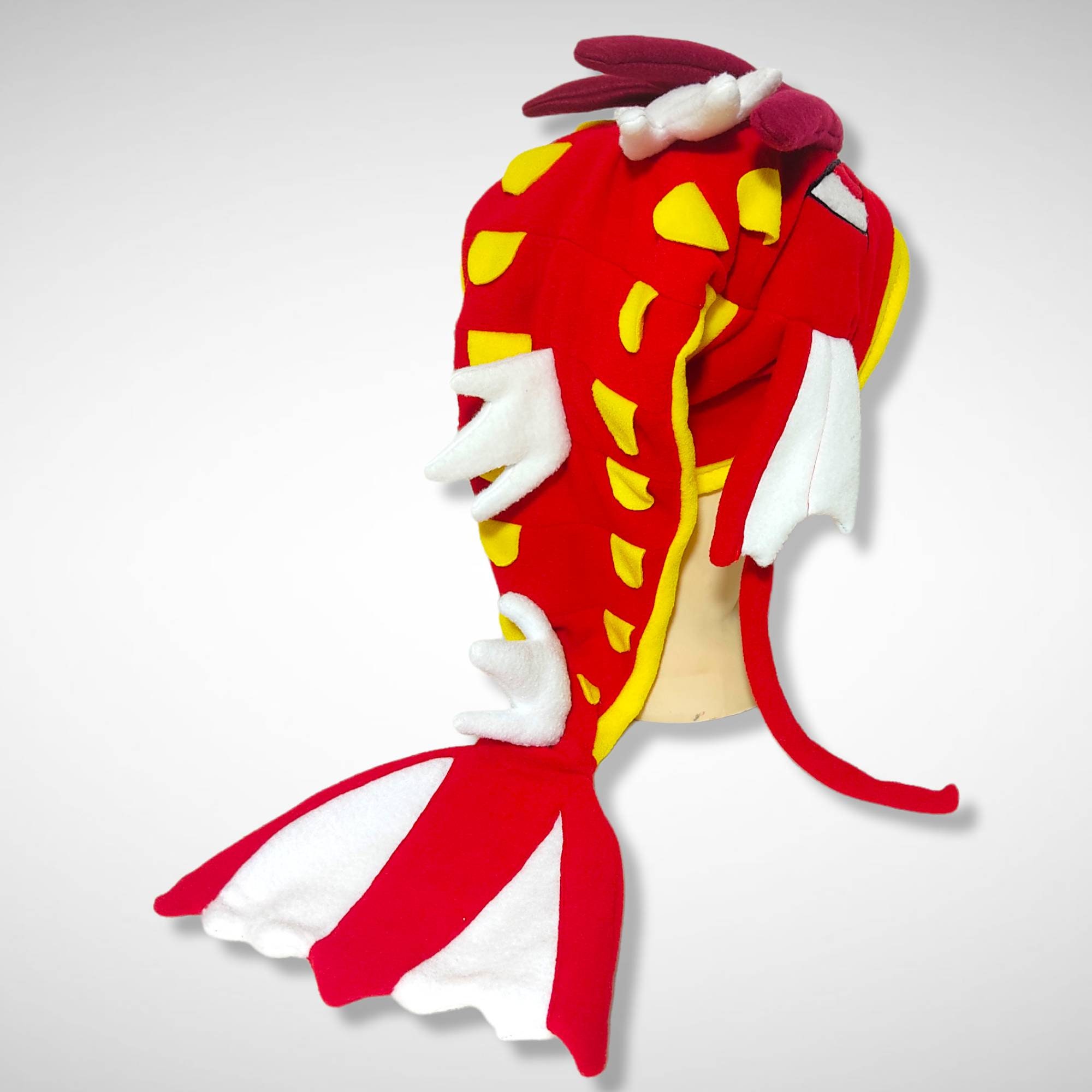 Poke Gyarados Shiny Hat Fleece Animal of Sea - Etsy