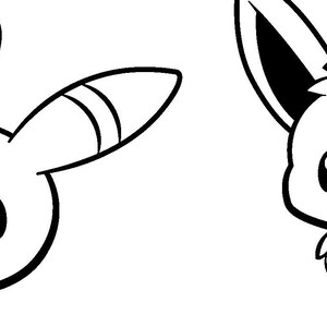 Eeveelutions Vector Files Svg Ai Pdf Eps Png Cdr Poke Eevee Sylveon ...