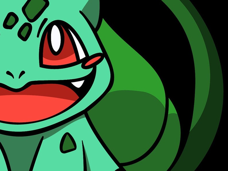 Bulbasaur Heart Vector File Svg Ai Pdf Eps Png Cdr Pokemon - Etsy