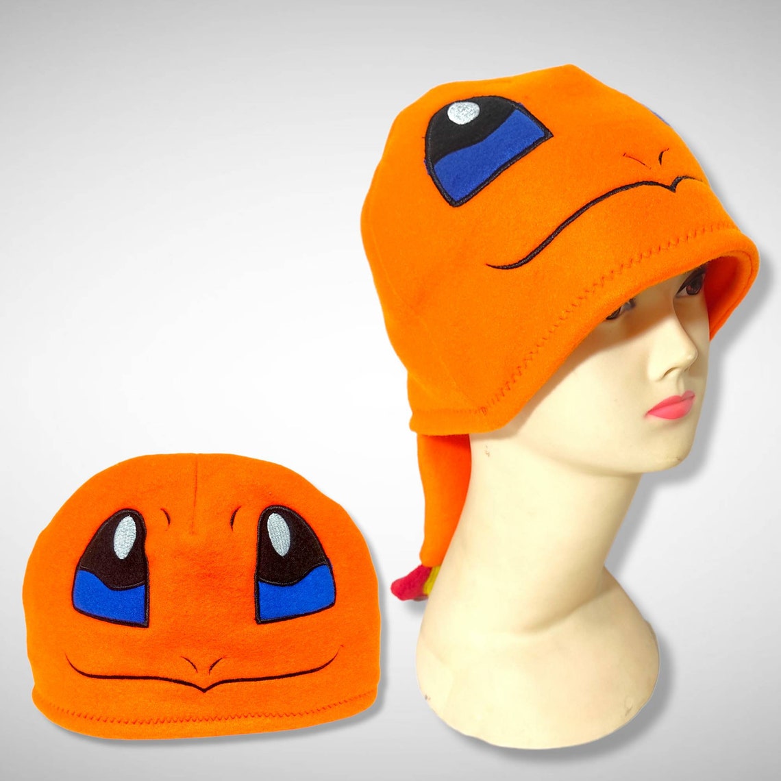Pokemon Charmander Hat Fleece Animal - Etsy