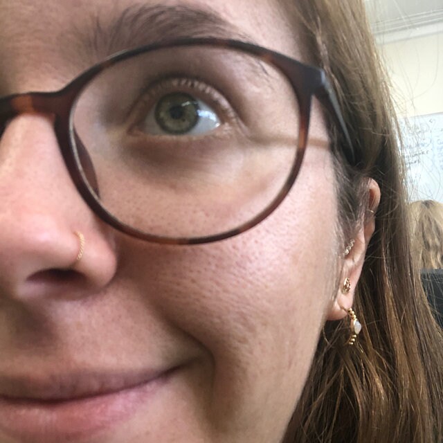 9ct Gold Nose Ring Hoop Twisted Nose Ring Open Nose Hoop | Etsy