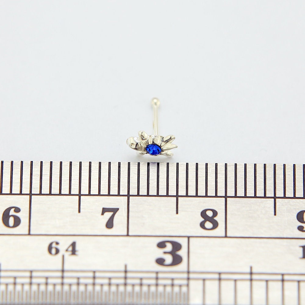 Turtle Nose Stud Sterling Silver Nose Ring Nose Bone Nose | Etsy