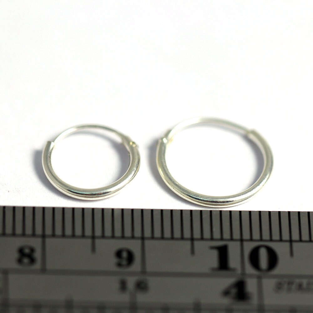 Sterling Silver Nose Ring Hinged Segment Ring Thin Nose | Etsy