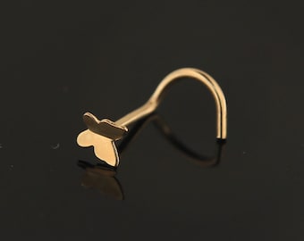 Butterfly Nose Ring - Etsy