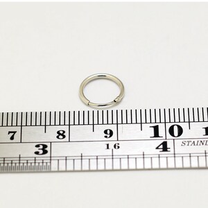 8mm 9K Gold Nose Ring Hinged Nose Hoop Thin Nose Ring 22 - Etsy UK