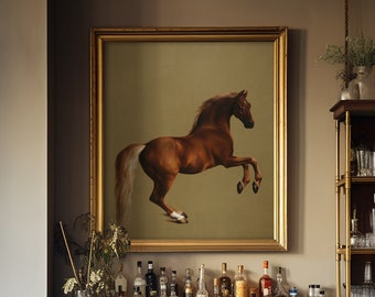 Dark Bay Horse Fine Art Print Giclée Archival Cotton Gift - Etsy